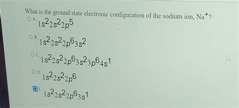 Solved What Is The Ground State Electronic Configuration Of