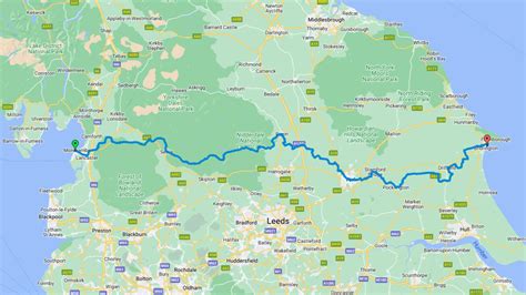 The Way Of The Roses Cycle Route Itinerary Coast To Coast