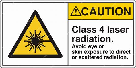 Premium Vector Ansi Z535 Safety Sign Marking Label Symbol Pictogram Standards Caution Class 4