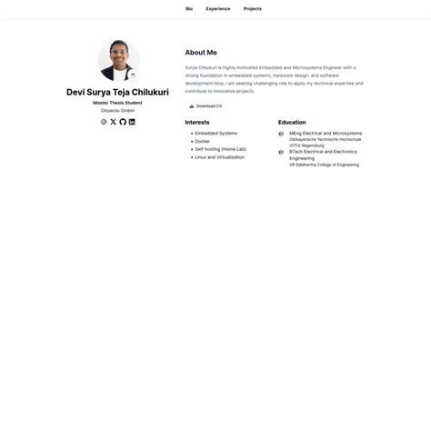 Devi Surya Teja Chilukuri On Linkedin Opensource Personalwebsite