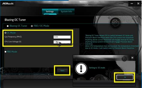 ASRock Blazing OC Tuner Software Enables Switching Between Manual OC AMD PBO Modes On X670