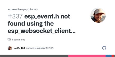 Espeventh Not Found Using The Espwebsocketclient Components Idfgh