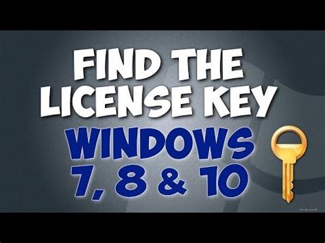 How To Find The License Key For Activating Your PC Or Laptop Find Your Windows Product Key