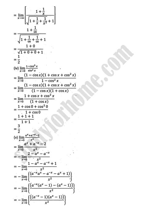 Exercise 23 Functions And Limits Mathematics 12th
