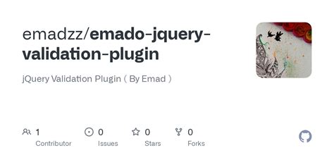 Github Emadzzemado Jquery Validation Plugin Jquery Validation Plugin By Emad