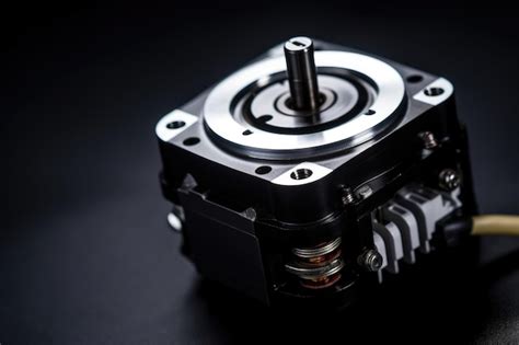 Premium Photo Macro Shot Of A Compact And Durable Servo Motor Designed For Precise Control In