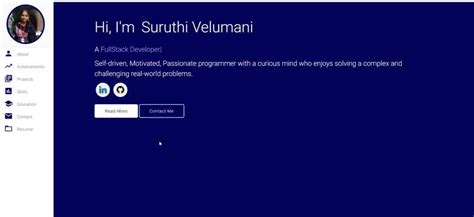 suruthi velumani on linkedin codsoft webdevelopment portfolio