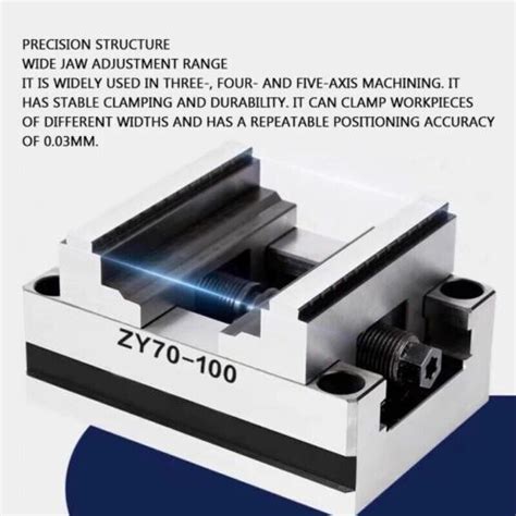 Precision Four Axis Five Axis Turntable Fixture Self Centering Cnc Vise Ebay