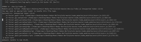 Node Js Parsing Error In Index Js Stack Overflow