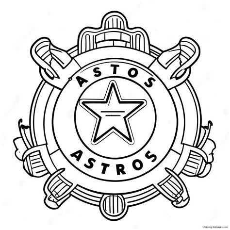 Astros Logo Coloring Page 10620 8496 Astros Logo Coloring Page 10620 8496