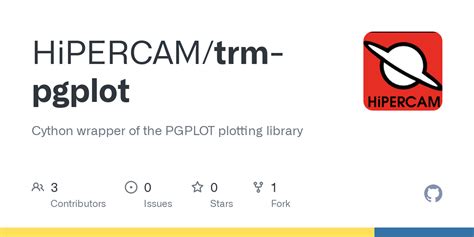 Github Hipercamtrm Pgplot Cython Wrapper Of The Pgplot Plotting Library
