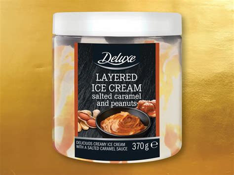 Deluxe Сладолед с карамел и фъстъци Лидл Oferta Bg