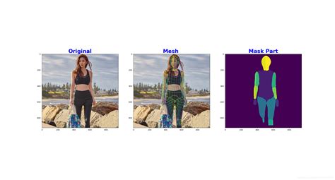 Densepose Pytorch实现 Facebook 三维立体 3d 人体姿态估计 人体姿态迁移 姿态识别 动作识别densepose