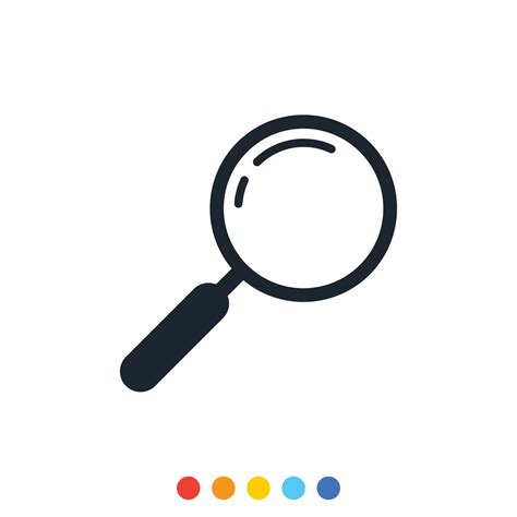 Magnifying Glass Iconsearch Iconinspection Icon 11636572 Vector Art At Vecteezy