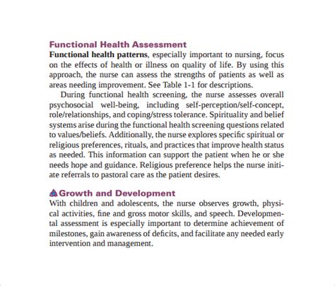 Functional Assessment Example Nursing At Jamie Spinelli Blog