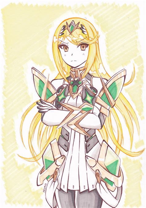 Xenoblade Chronicles 2 Mythra Hikari By Deeemperor On Deviantart