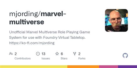GitHub Mjording Marvel Multiverse Unofficial Marvel Multiverse Role Playing Game System For