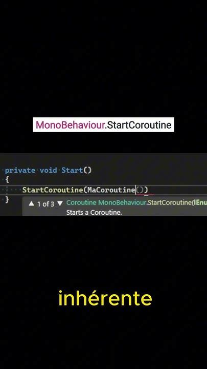 Tuto Unity La Base Des Coroutines Youtube