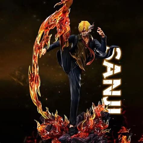 One Piece Figures 30cm Sanji Pvc Gk Statue Action Figure One Piece