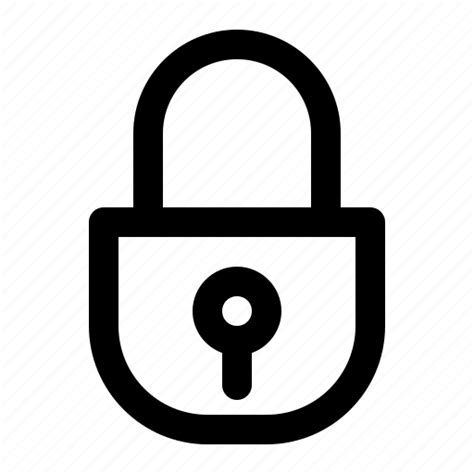Lock Padlock Security Icon Download On Iconfinder