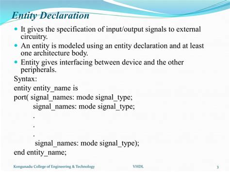 Vhdl Behavioral Programs Structure Of Vhdl Pdf