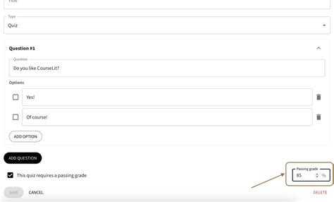 Add A Quiz To A Course 🚀 Courselit Docs Add A Quiz To A Course 🚀 Courselit Docs