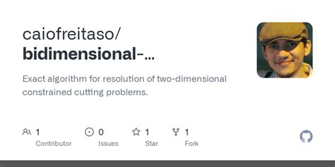 github caiofreitaso bidimensional constrained cutting exact