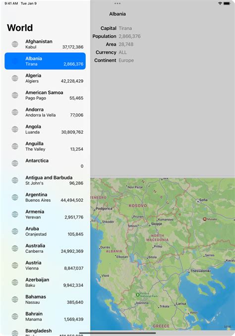 Swiftui Split View Configuration