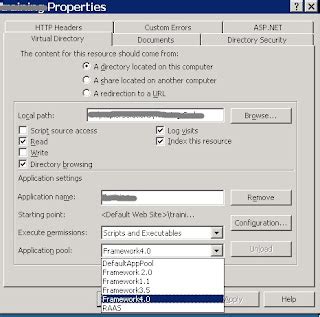Server Application Unavailable In IIS For ASP NET Application Life On Network