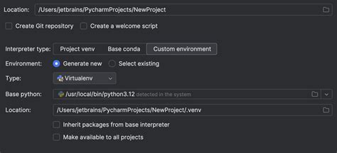 Create And Run Your First Project Pycharm Documentation