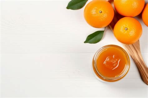 Orange Jam Jar Nature Generate Ai