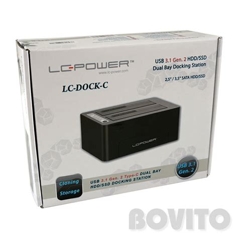 Lc Power Sata Dokkol Hdd Ssd Hez Usb Type C Lc Dock C Rlista Bovito Computers