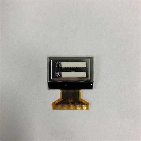 wide view angel y b cog display 128x64 dots oled lcd panel with 30 fpc