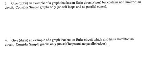 Solved Give Draw An Example Of A Graph That Has An Chegg