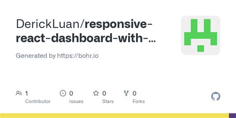 GitHub DerickLuan Responsive React Dashboard With Tailwind Generated By Https Bohr Io