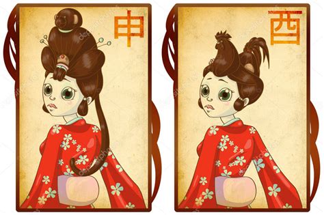 Chinis Zodiac Stock Illustration By ©ledad 7442009