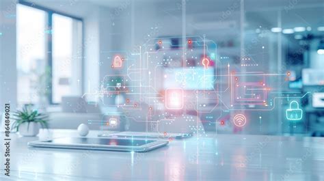 Detailed Diagram Of A Secure Business Network With Firewalls And Intrusion Detection Systems