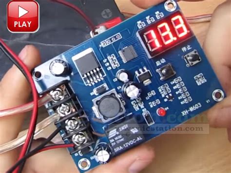 Dc 12v 24v Voltage Detection Charging Discharge Monitor Relay Switch Battery Charging Control Board