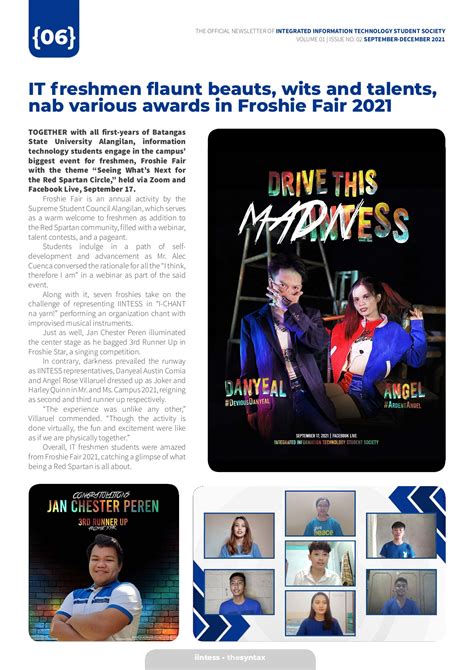 The Syntax Volume 01 Issue No 2 September December 2021 Phyre