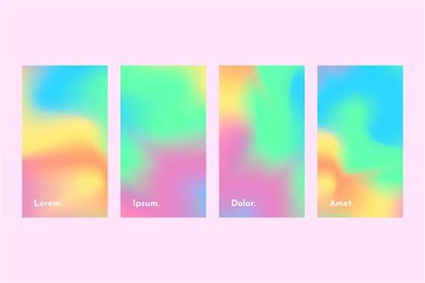 free vector gradient instagram story background