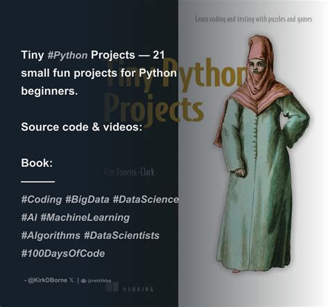 Tiny Python Projects — 21 Small Fun Projects For Python Beginners Source Code And Videos