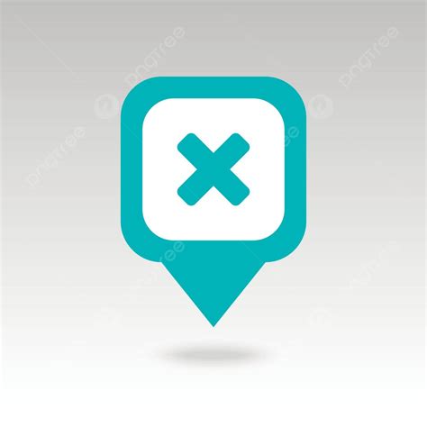Delete Pin Map Icon Map Pointermarkers Mark Web Multiplication Vector Mark Web Multiplication