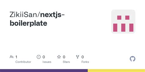 Github Zikiisannextjs Boilerplate