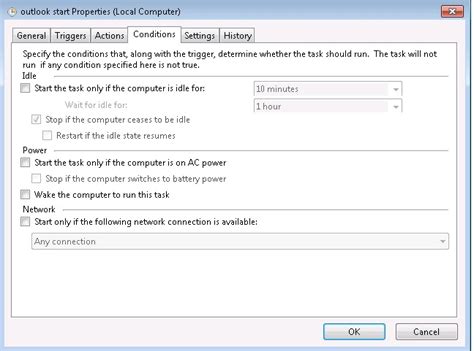Vbscript Auto Start Outlook Using Vbacript Prompts Password Always