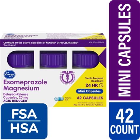Kroger® 24 Hour Delayed Release Heartburn Acid Reducer Esomeprazole