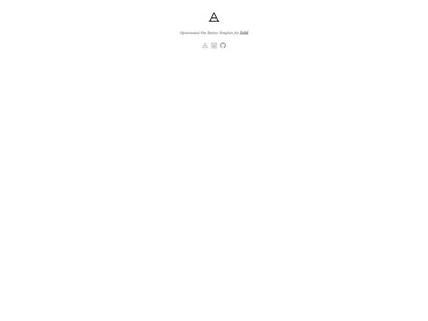 Vitesse Lite Solid By Nauxscript A Solid Template Built At Lightspeed
