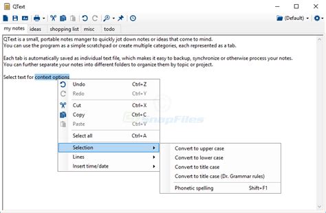 QText Quick And Easy Notes Manager