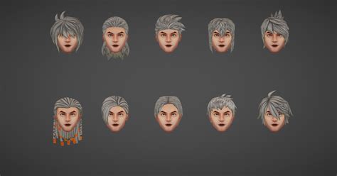 Hairs Male 3d Characters Unity Asset Store