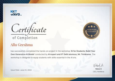 Ai Artificialintelligence Generativeai Learning Nxtwave Skillsdevelopment Technology