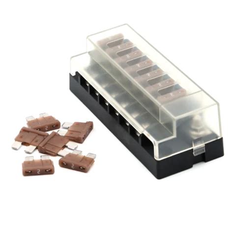 Marine 6 Circuit 12 Volt 30 Universal Automotive Fuse Block Holder Box For Boats Fuse